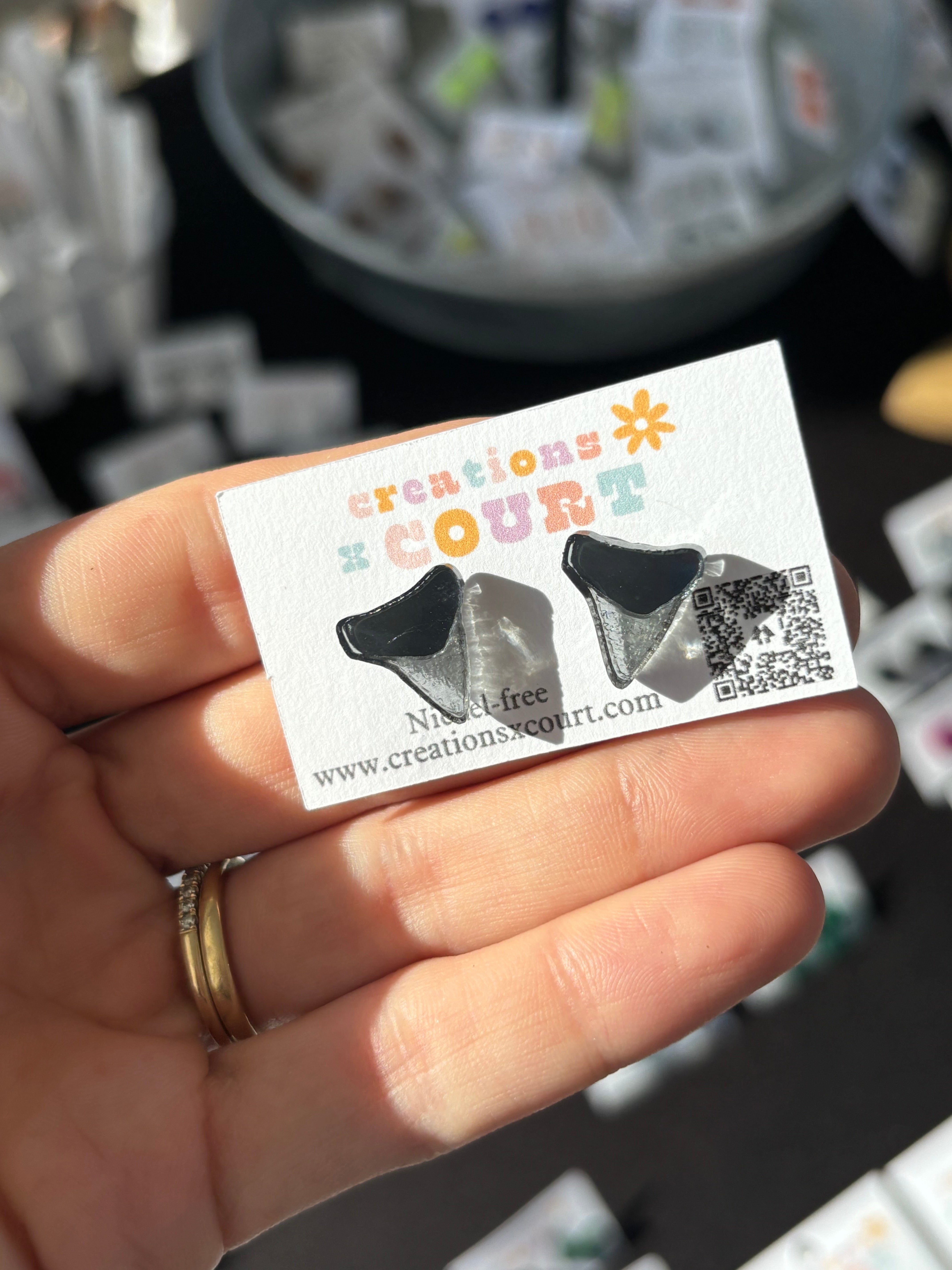 Shark Tooth Studs – Creations x Court