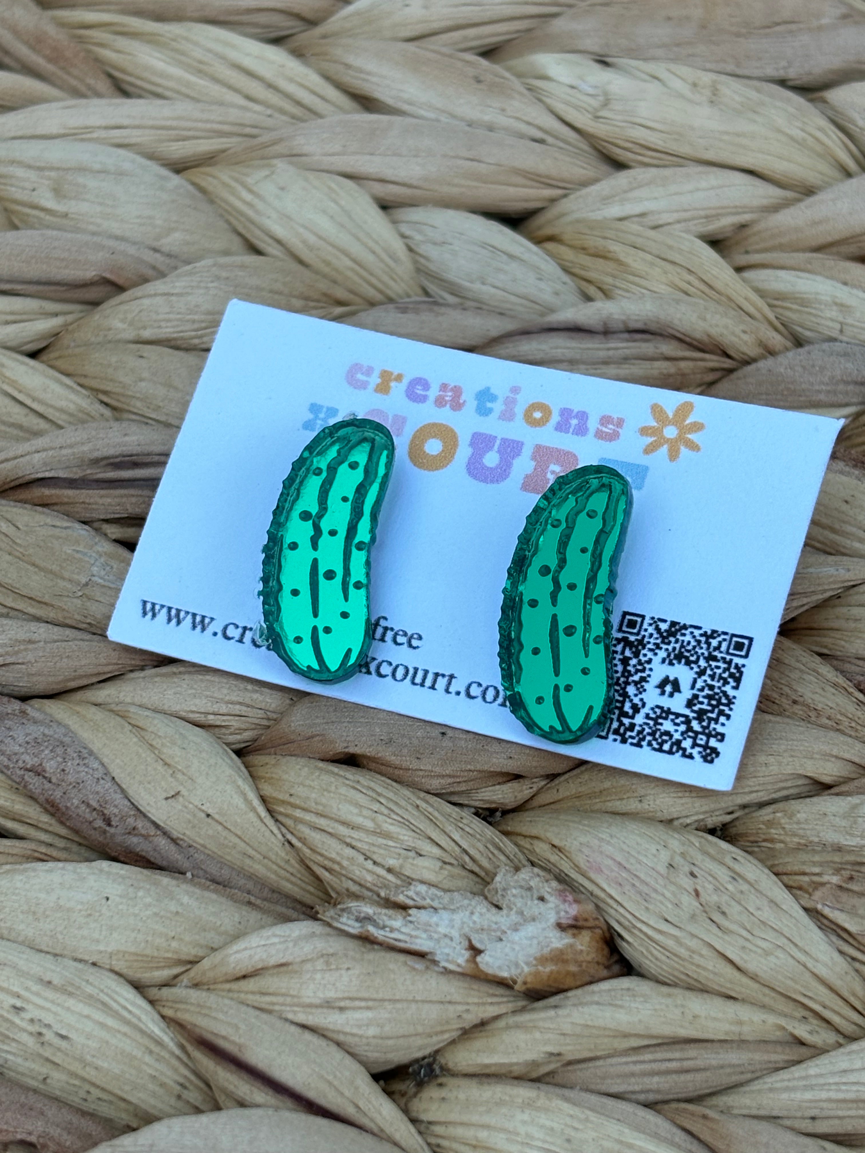 Pickle Studs – Creations x Court